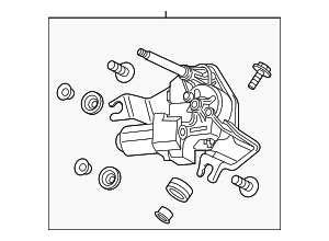 76700-TGS-A01 - Wiper Motor 2019-2023 Honda Passport | Honda Parts Online