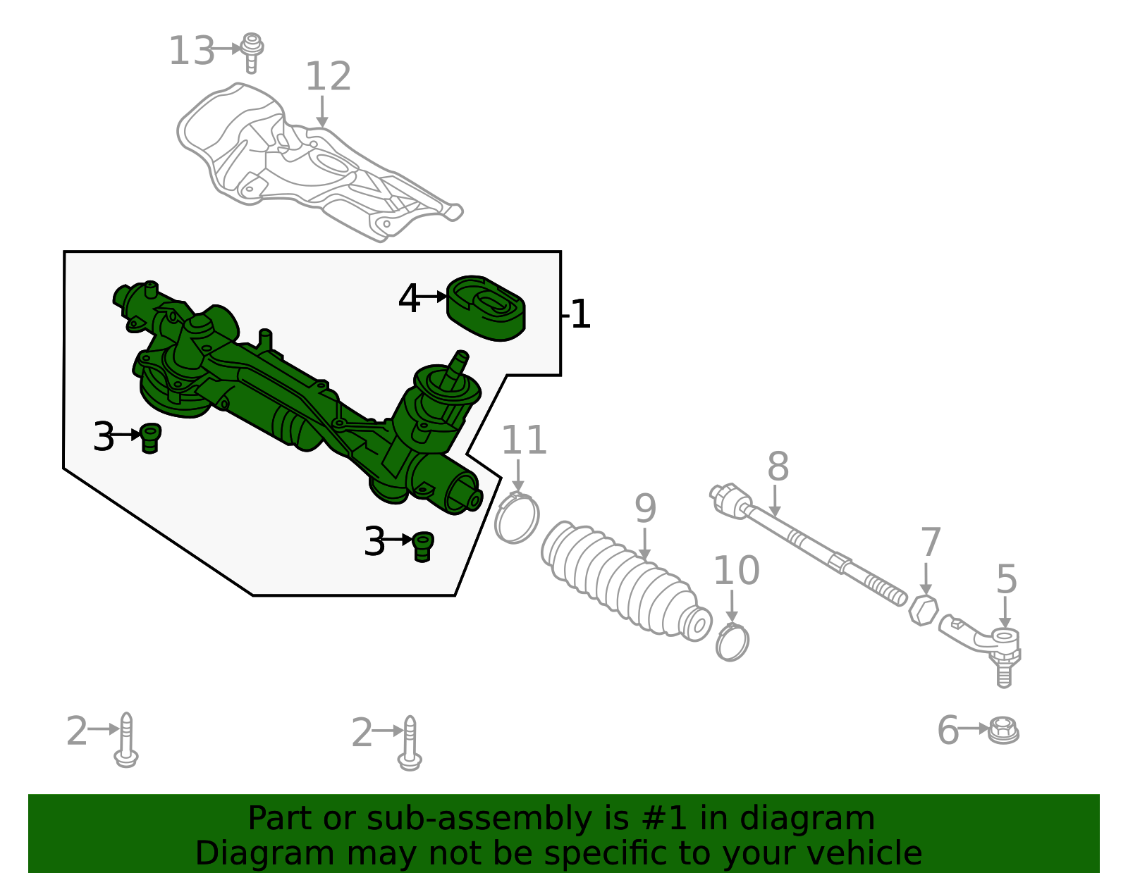 5QN-423-055-A - 2018-2024 Volkswagen Tiguan - Steering Gear | World VW ...