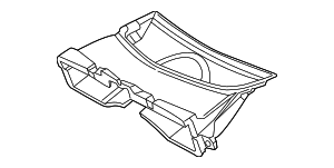 Radiator Air Upper Baffle Extension 84872137 | TascaParts.com