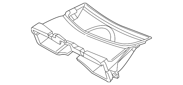 Radiator Air Upper Baffle Extension 84872137 | TascaParts.com