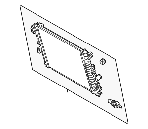2014-2019 Chevrolet Corvette Radiator 23267151 GM | GMPartsDirect.com