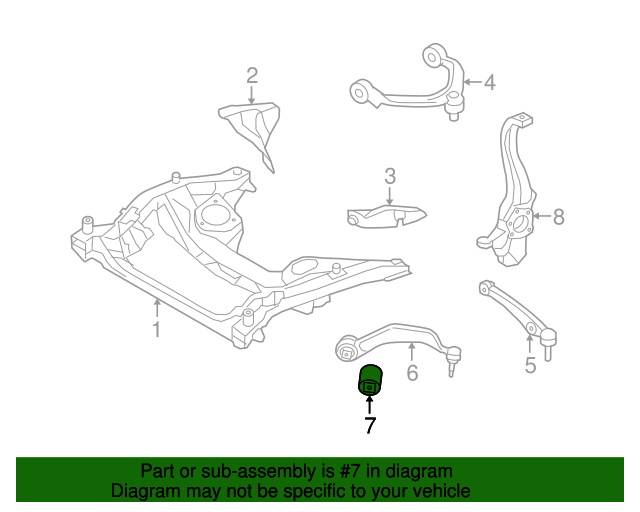 Genuine BMW 31-12-6-775-145 | Suspension Control Arm Bushing | FREE ...
