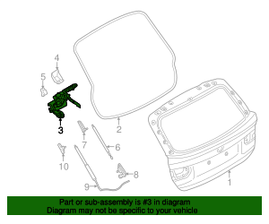 41007298069 - 2014-2019 BMW Hinge (41-00-7-298-069) | BMW of South ...