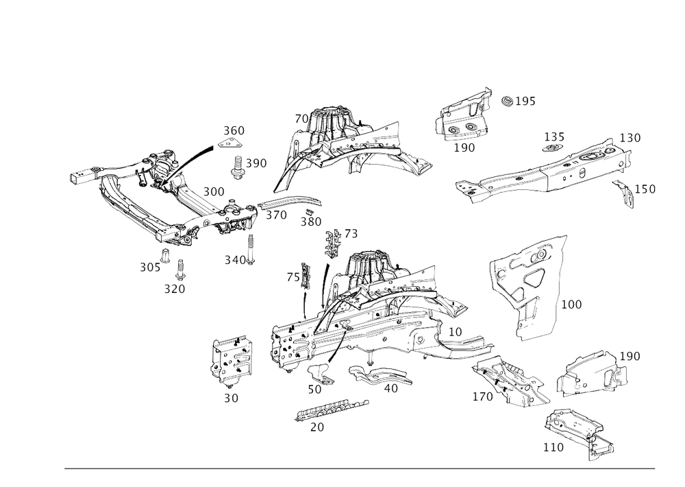 213-620-01-01 - Sill Reinforced - 2017-2021 Mercedes-Benz | Buy ...