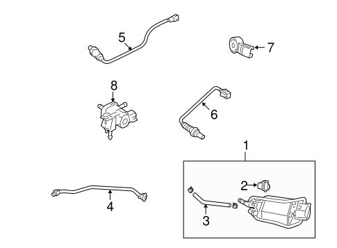 Emission Components for 2010 Toyota Corolla | Toyota Parts Center
