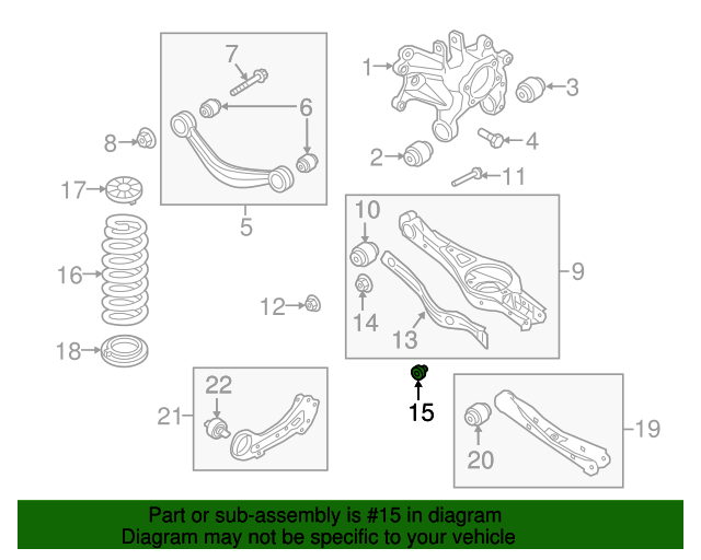 55499-F6000 - Lower Control Arm Damper 2017-2020 Kia Cadenza | Kia ...