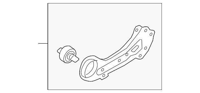 2017-2019 Kia Cadenza Arm Assembly Rear Trailing 55280 D4220 | QuirkParts