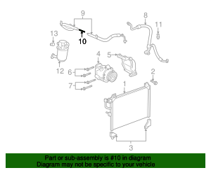 1996-2006 GM A/C Orifice Tube 52477004 | QuirkParts