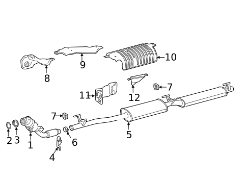 Exhaust Components for 2020 Mercedes-Benz Sprinter 1500 | Mercedes-Benz ...