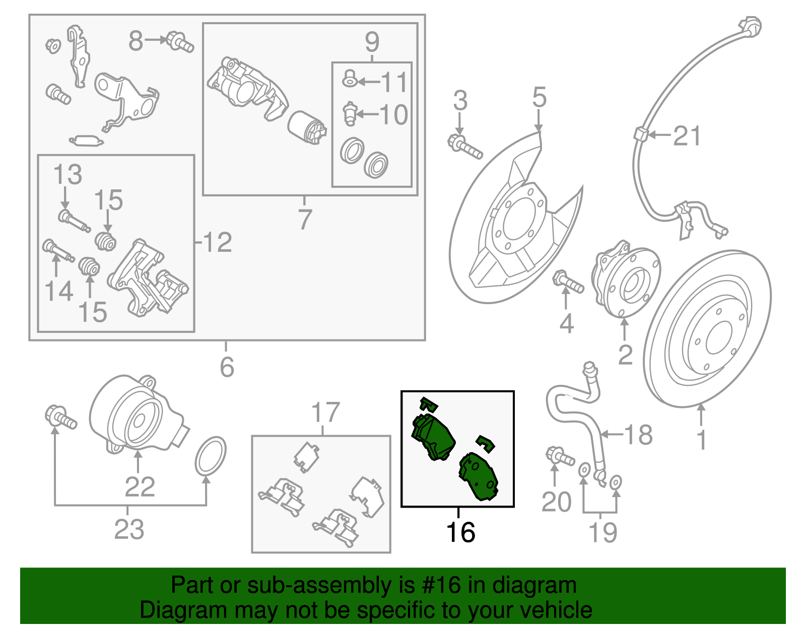 K0Y1-26-48ZD - 2013-2015 Mazda CX-5 - Brake Pads Rear | Mazda Parts Factor