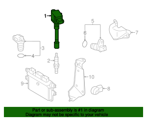 22448-5RB0A - Ignition Coil 2012-2019 Nissan | Nissan Parts ...
