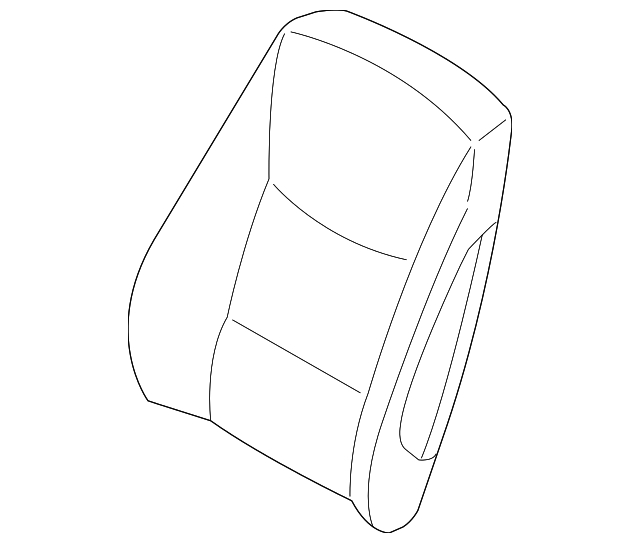 Genuine BMW 52-10-7-308-745 | Seat Back Cover | FREE Shipping on Most ...