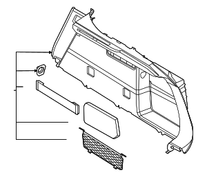 Genuine BMW 51-47-5-A41-000 | Wheelhouse Trim | FREE Shipping on Most ...