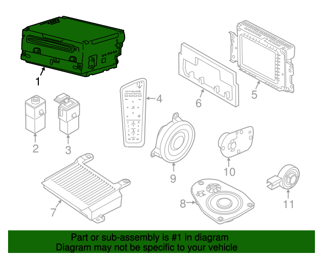 36050651 - Radio - 2011-2016 Volvo | Volvo OEM Parts Direct