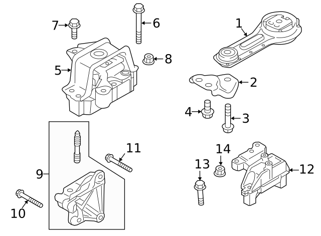 1092A223 - Front Mount 2014-2022 Mitsubishi | Mitsubishi Direct Parts