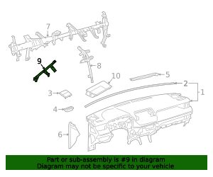 55308-0R010 - Center Brace 2019-2023 Toyota | Longo Toyota Parts