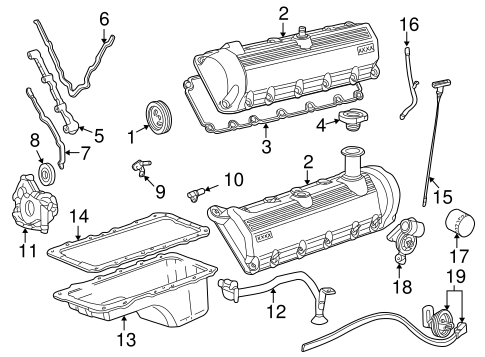 Engine Parts for 2001 Ford Excursion | Ford Parts Catalog
