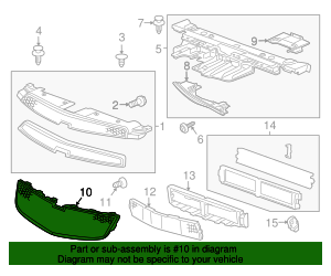 95225614 - OEM GM Center Grille | GMPartsCenter.net | GM Parts Center