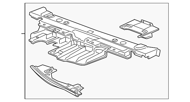 94560622 - Front Grille Support Reinforcement 2011-2014 Chevrolet Cruze ...