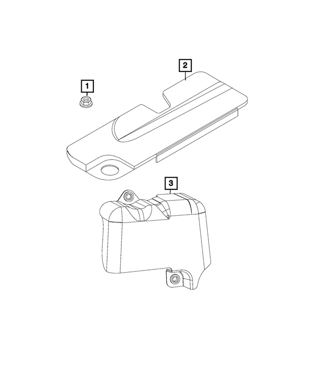 MOPAR ENGINE COVER - 68284344AA - 68284344AA | Mopar Online Parts