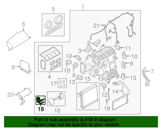 Genuine OEM Evaporator Tube Part# LR072111 Fits 2013-2022 Land Rover ...