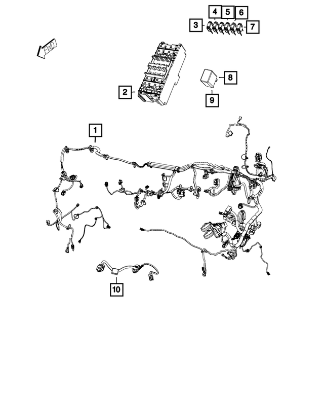 2015-2022 Ram A/C Relay 68098867AA | Mopar eStore