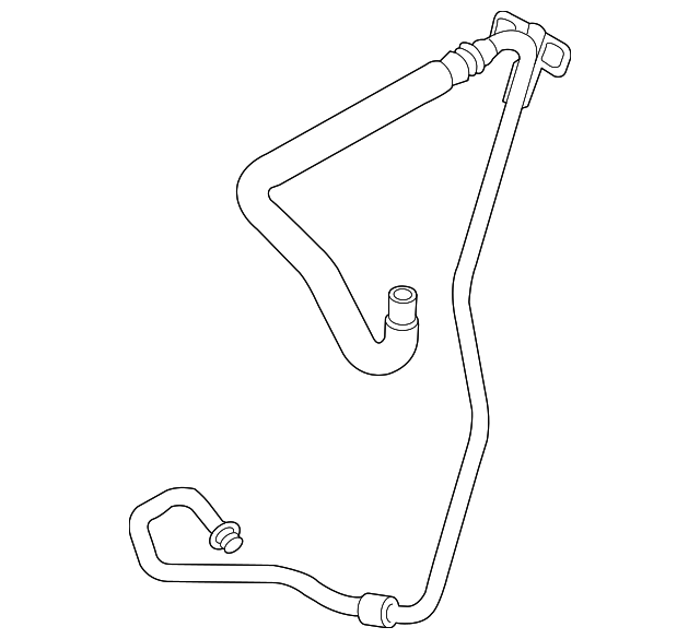 2008-2012 Audi Power Steering Return Hose 8R1-422-891-K | Genuine Audi Part