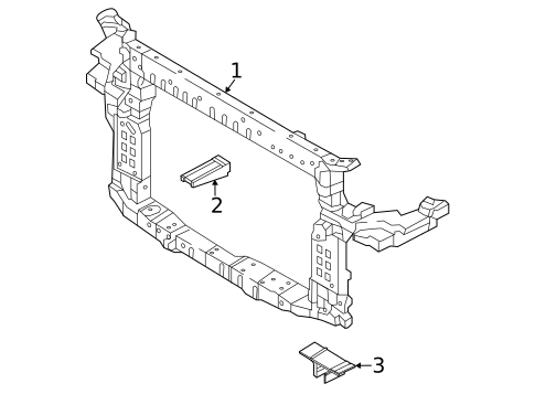 Radiator Support for 2022 Kia Sorento | Kia.Parts Store