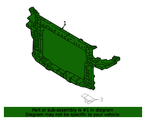 2021-2023 Kia Sorento Radiator Support Panel 64101-P2000 | QuirkParts