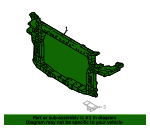 64101-R5000 - Radiator Support 2021-2023 Kia Sorento | Kia.Parts Store