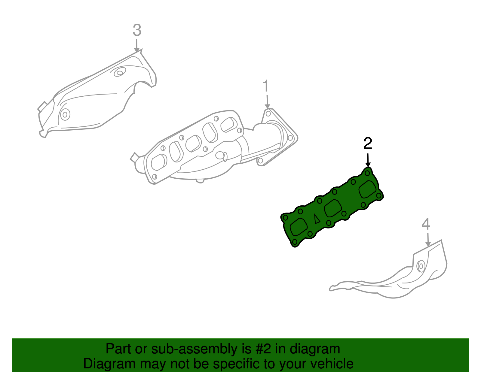14036-EA200 - Manifold Gasket 2007-2020 Infiniti | INFINITI Parts ...