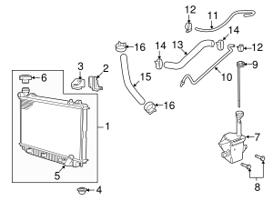 2008-2023 GM 20 P.S.I. Radiator Cap 13502509 | NewGMParts.com