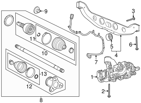 Axle & Differential for 2019 Buick Encore | GMPartsDirect.com
