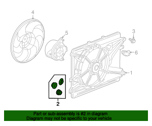 89019139 - Engine Cooling Fan Motor Bolt 2008-2015 GM | AutoNationParts.com