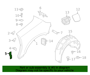 41-00-8-812-538 - Quarter Panel Bracket 2019-2023 BMW Z4 ...