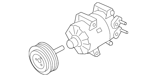 2016-2019 Ford Compressor Assembly GV6Z-19703-C | TascaParts.com