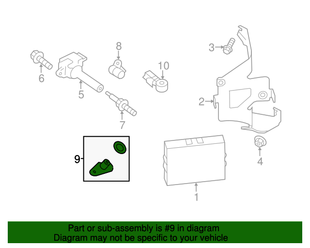 2011-2017 Subaru Camshaft Position Sensor 22056AA270 | Subaru Factory ...