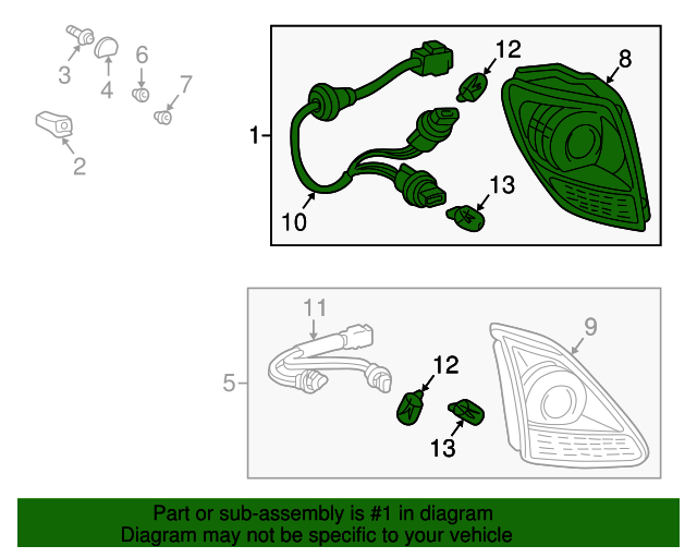 81550-48020 - Tail Light Assembly 2000-2003 Lexus RX300 ...