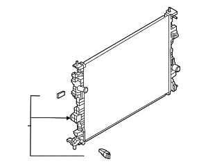 2020-2021 Ford Escape Auxiliary Radiator LX6Z-8005-C | QuirkParts