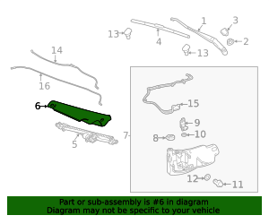 2021-2022 GM Windshield Wiper System Module Shield 84664255 ...