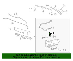 84801575 - Windshield Washer Pump 2021-2025 GM | Chevrolet Parts Direct