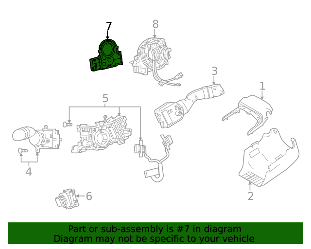 2021-2024 Toyota Angle Sensor 8924B-48011 | Toyota Parts Center