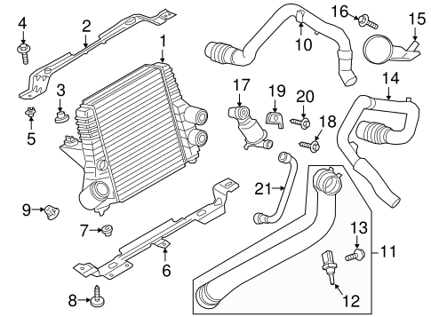 Intercooler for 2015 Ford Expedition | OEM Parts Quick