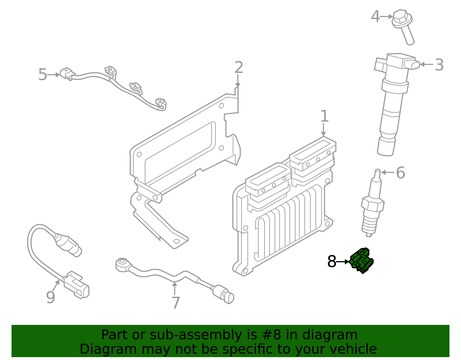 2017-2024 Kia Camshaft Sensor 39318-3L000 | Kia Automotive Parts