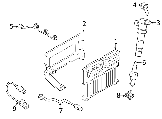 2017-2024 Kia Ignition Coil 27310-3L030 | Kia Automotive Parts