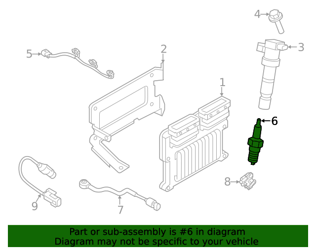 18849-11070 - Spark Plug 2016-2024 Kia | Kia.Parts Store