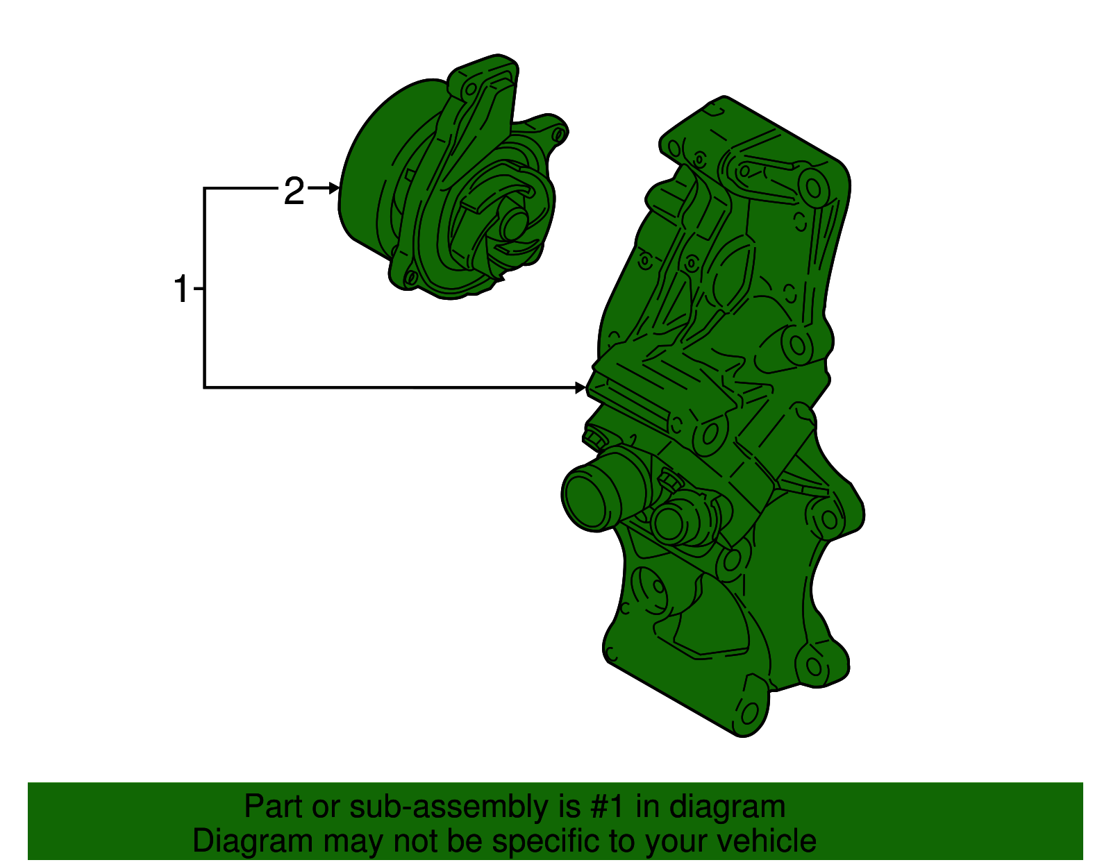 Genuine BMW 11-51-8-601-366 | Water Pump Assembly with Thermostat ...