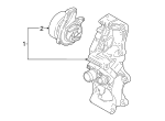 Genuine BMW 11-51-8-601-366 | Water Pump Assembly with Thermostat ...