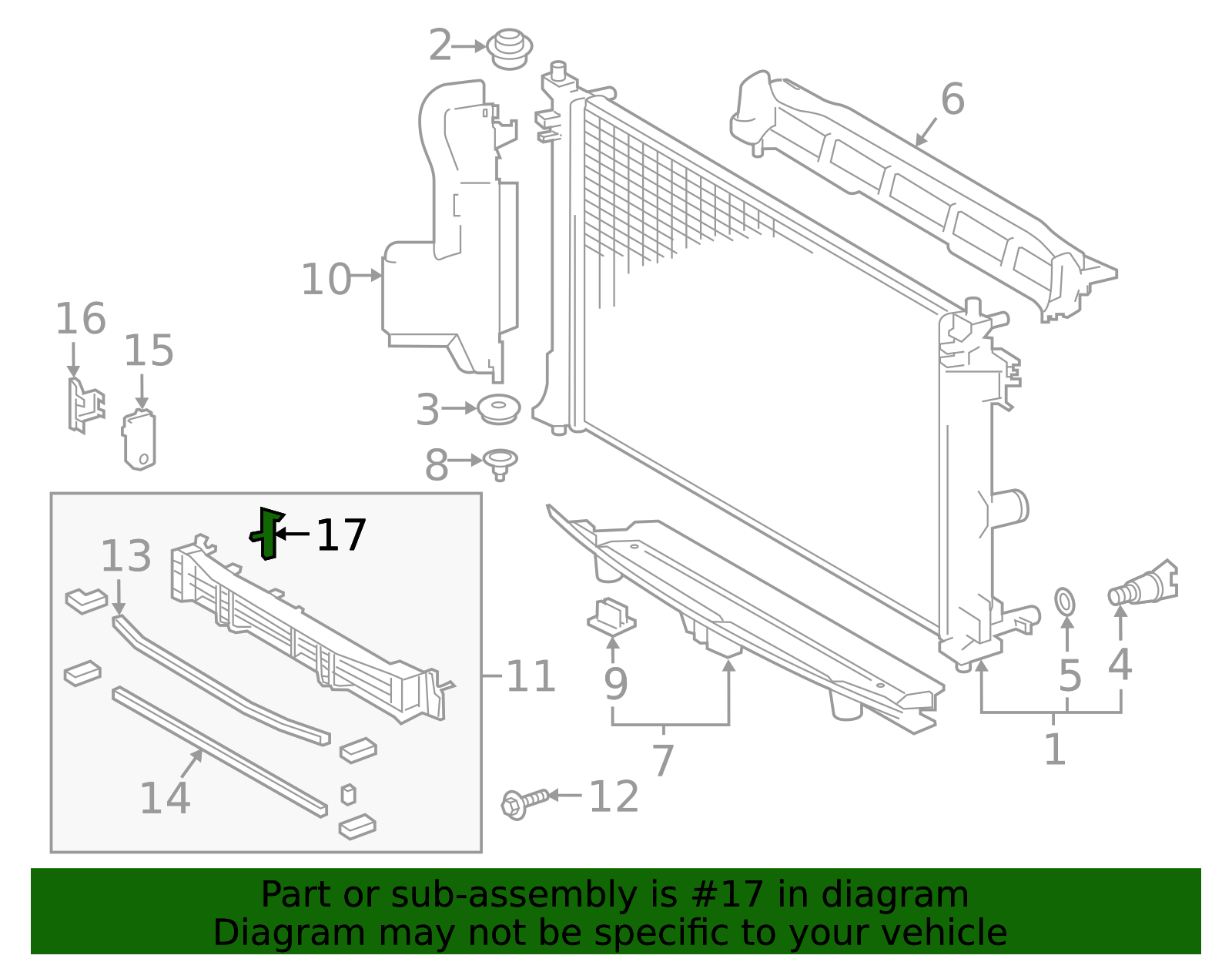 2020-2022 Toyota Corolla Motor Cover 85667-12010 | Toyota Parts Express