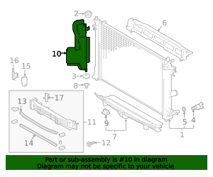 2020-2022 Toyota Corolla Side Baffle 16595-37160 | OEM Parts Online